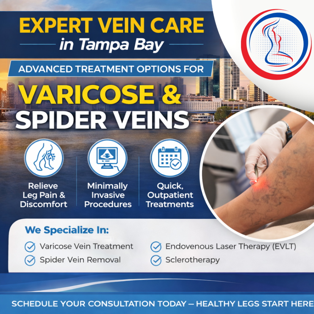 Expert Vein Care in Tampa: Advanced Treatment Varicose Veins
